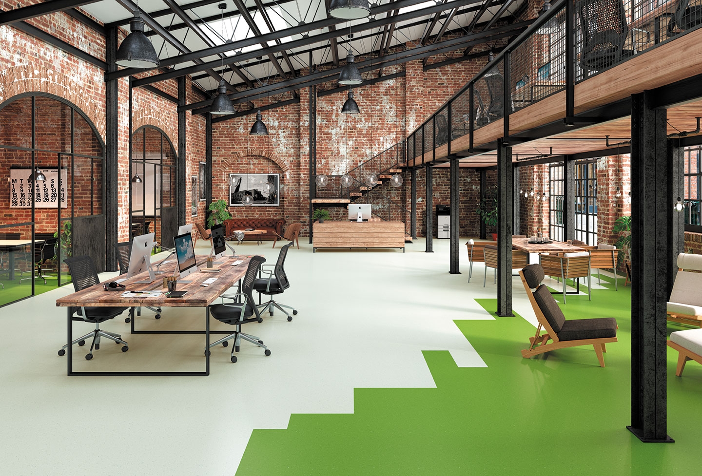 Palettone SD - Lantai Vinyl Anti Statis ESD untuk Segala Ruang | Polyflor